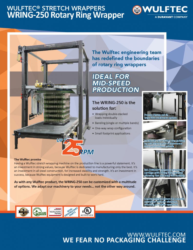 Stretch Wrappers and pallet wrapping machines | Wulftec
